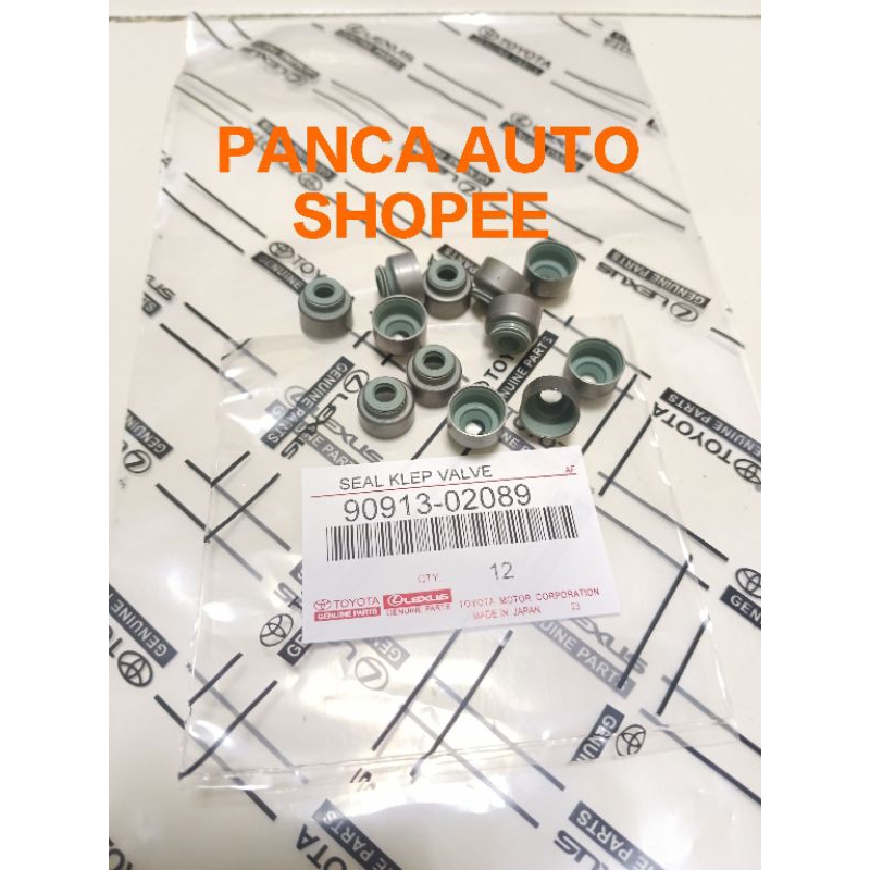 Jual cincin seal klep stem valve 1set 12pcs toyota Starlet kotak Ori | Shopee Indonesia