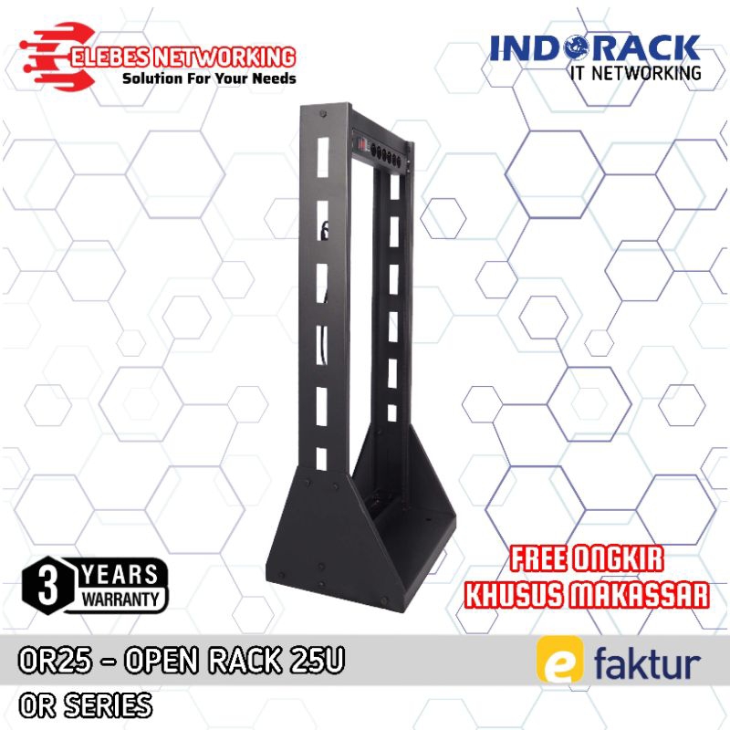Jual OR25 Open Rack INDORACK 25U Rak Server | Shopee Indonesia