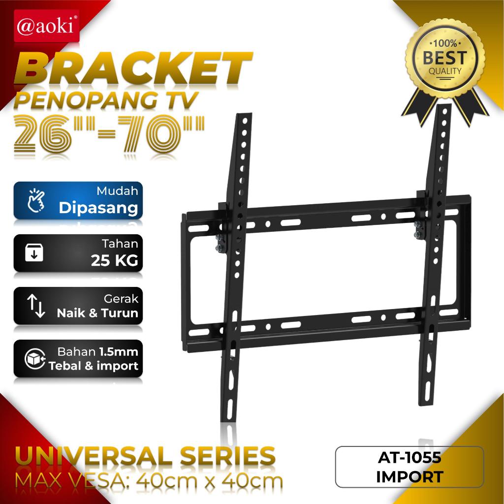 Jual AOKI Bracket TV LED LCD gerak naik turun Inch Cocok 10-45 inch 2 ...