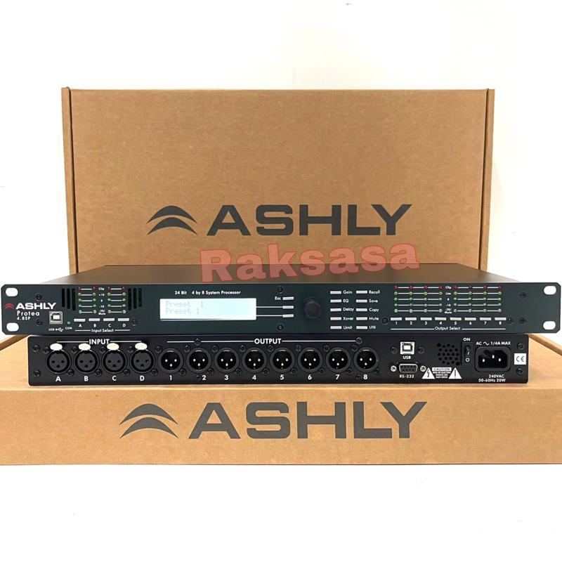 Jual Speaker Management Ashly Protea 4.8 SP DLMS Ashly Protea 4 in 8 out | Shopee Indonesia