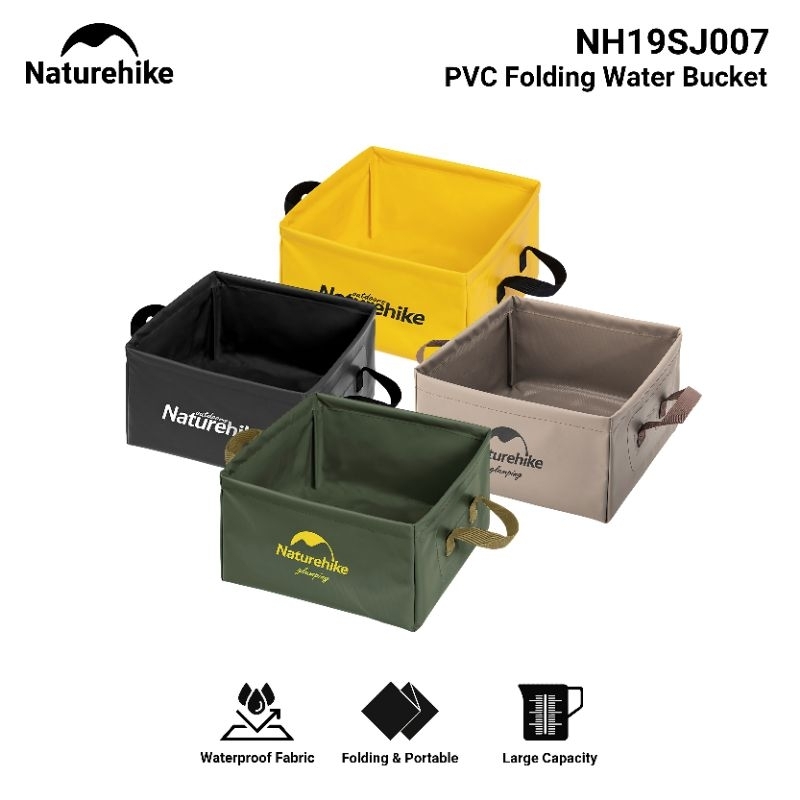 Jual EMBER BASKOM LIPAT 13L NATUREHIKE NH19SJ007 PVC FOLDING WATER TANK ...