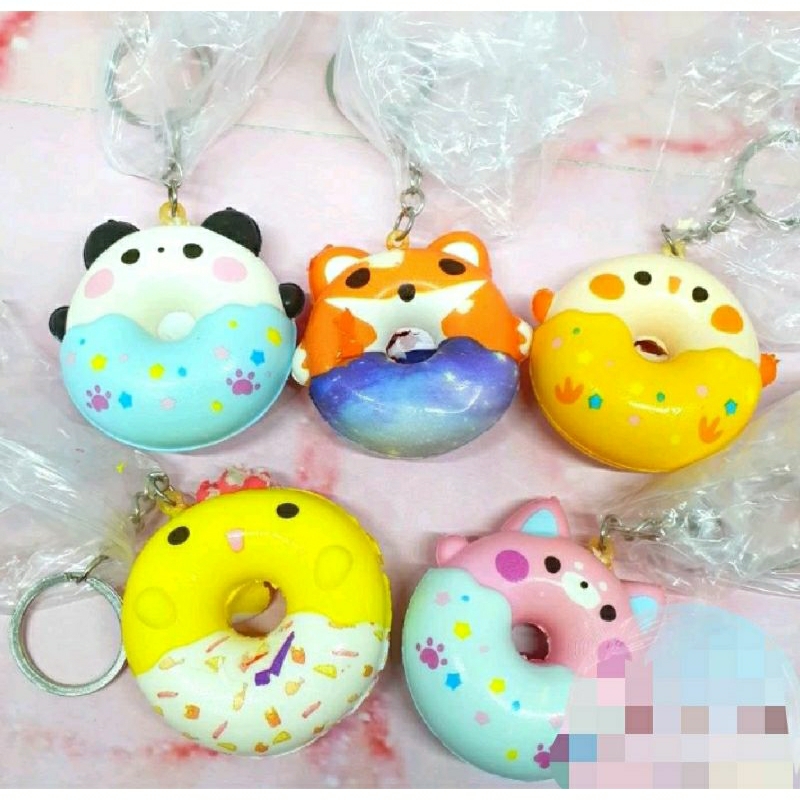 Jual Squishy Donat Animal Karakter Squishy Lucu | Shopee Indonesia