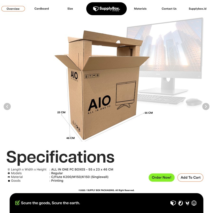 Jual BOX ALL IN ONE PC PRINTING 22 INCH | Size 55 x 23 x 46 CM | Shopee ...