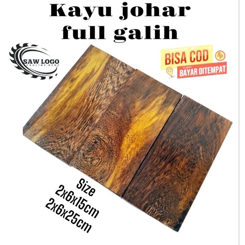 Jual Kayu johar full galih Ukuran(2x6x15cm)(2x6x25cm) | Shopee Indonesia
