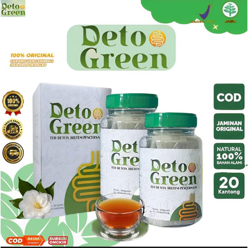 Jual (PILIH VARIASI) DetoGreen Detox Sistem Pencernaan dan Membersihkan ...