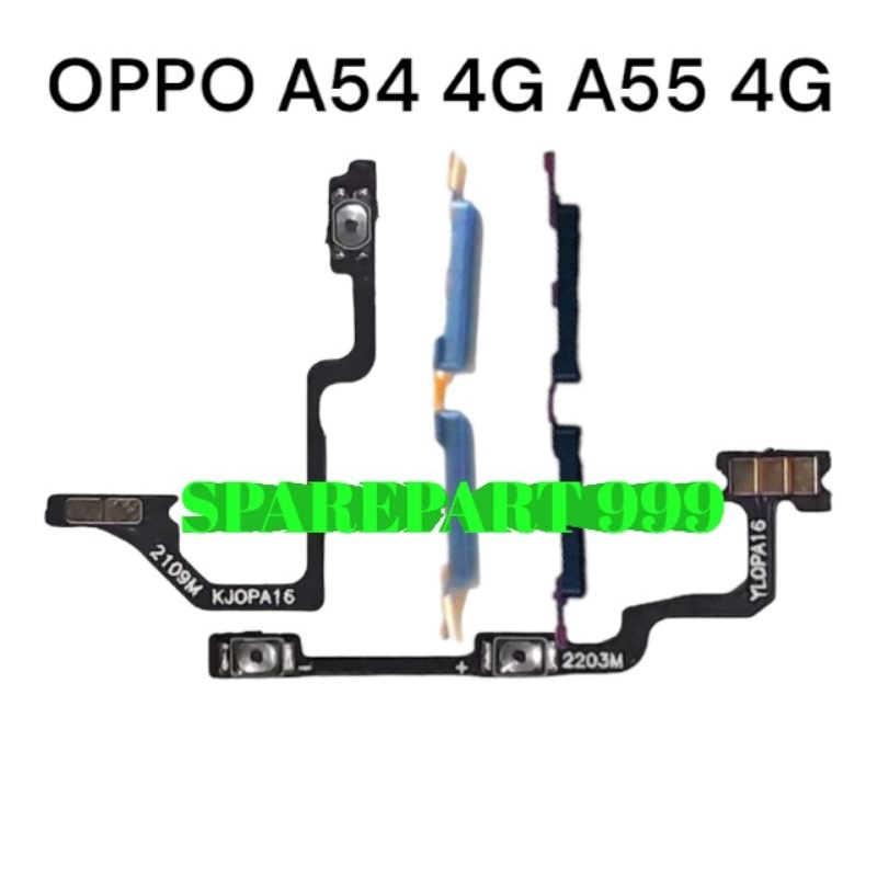 Jual TOMBOL SET + FLEXIBEL ON OFF VOLUME OPPO A54 4G A55 4G | Shopee ...