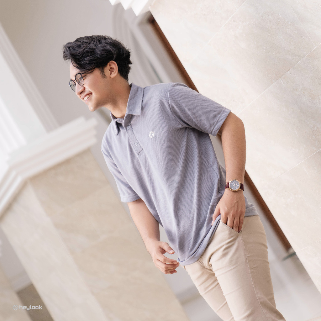 Jual HEYLOOK Official - Polo Shirt Pria Lengan Pendek Kaos Polo Pique ...