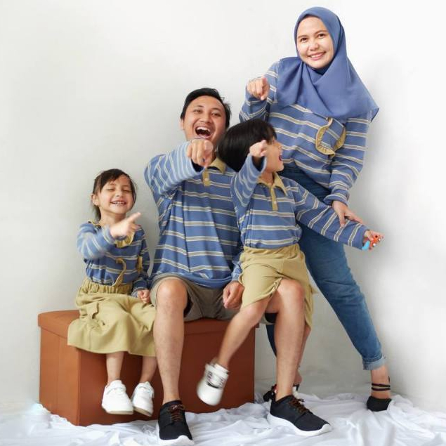Jual family set couple / baju couple keluarga / set pakaian linea series / lb333 | Shopee Indonesia