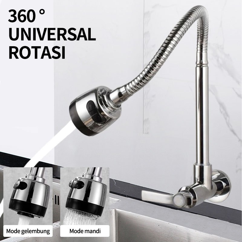 Jual SUS 304 Kran Angsa / Keran Wastafel / Keran Cuci Piring Stainless ...