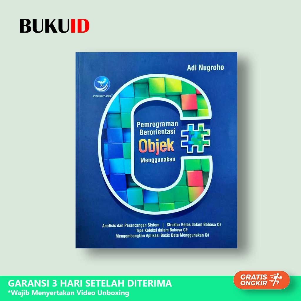 Jual Buku Pemrograman Berorientasi Objek Menggunakan C# - Original ...