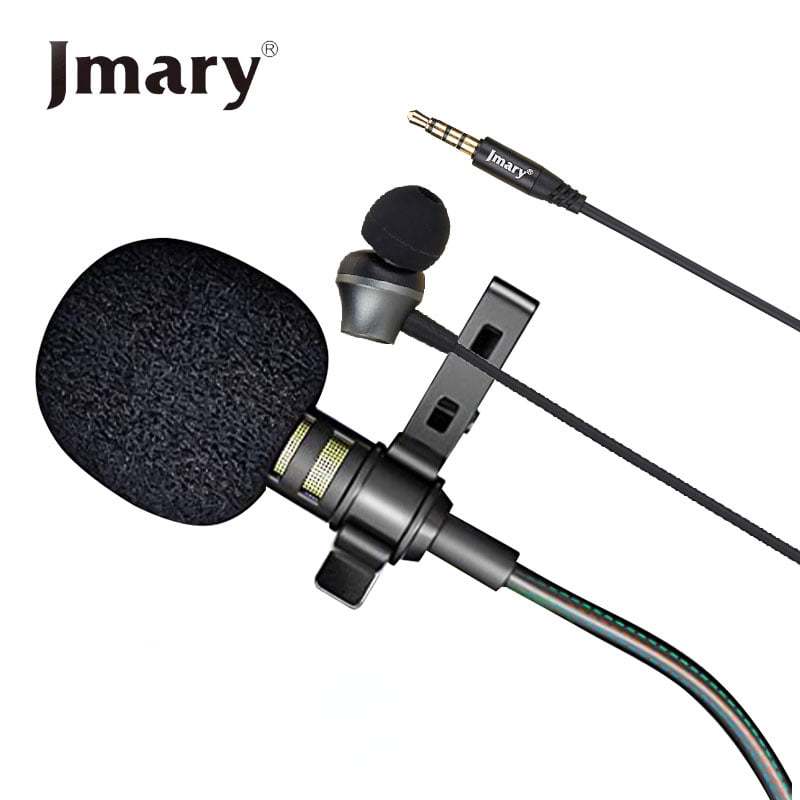 Jual JMARY MC-R5 Lavalier Mini Clip on Mic 3.5MM | Shopee Indonesia