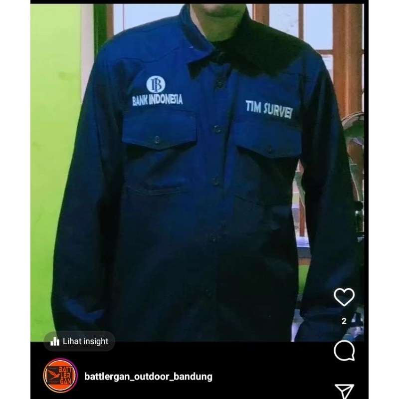 Jual kemeja seragam kustom pegawai instansi kantor organisasi | Shopee ...
