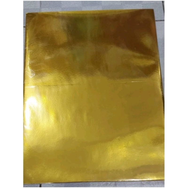 Jual kertas kilap emas /kertas pembungkus kado@10lembar | Shopee Indonesia