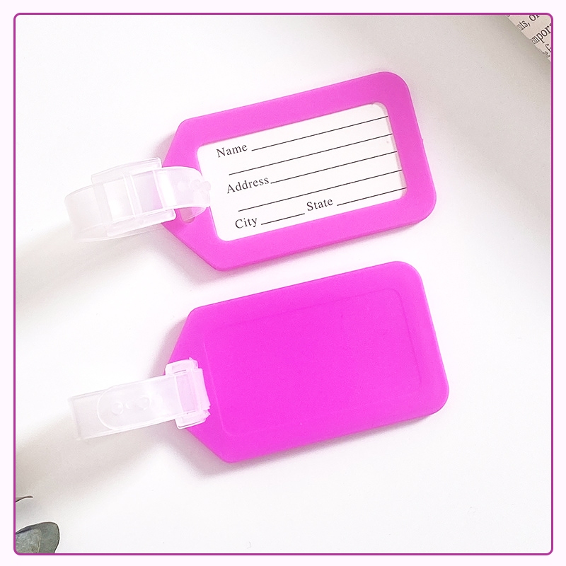 Jual Name Tag koper tag luggage tag plastik koper gantungan koper/tag ...