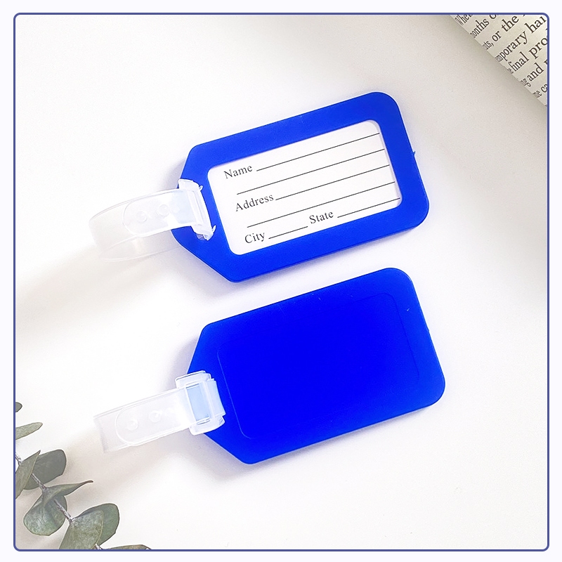 Jual Name Tag koper tag luggage tag plastik koper gantungan koper/tag ...
