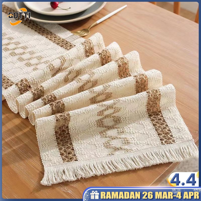 Jual Minimalis Nordic Rajut Panjang Table Runner / Table Runner Nordic ...