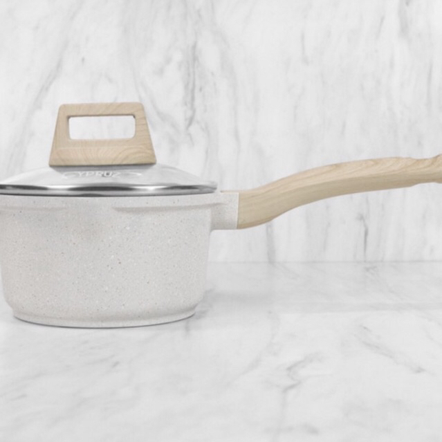 Jual Sauce Pan White Granite Diecast GREBLON Cypruz SN-0331 SN-0332 ...