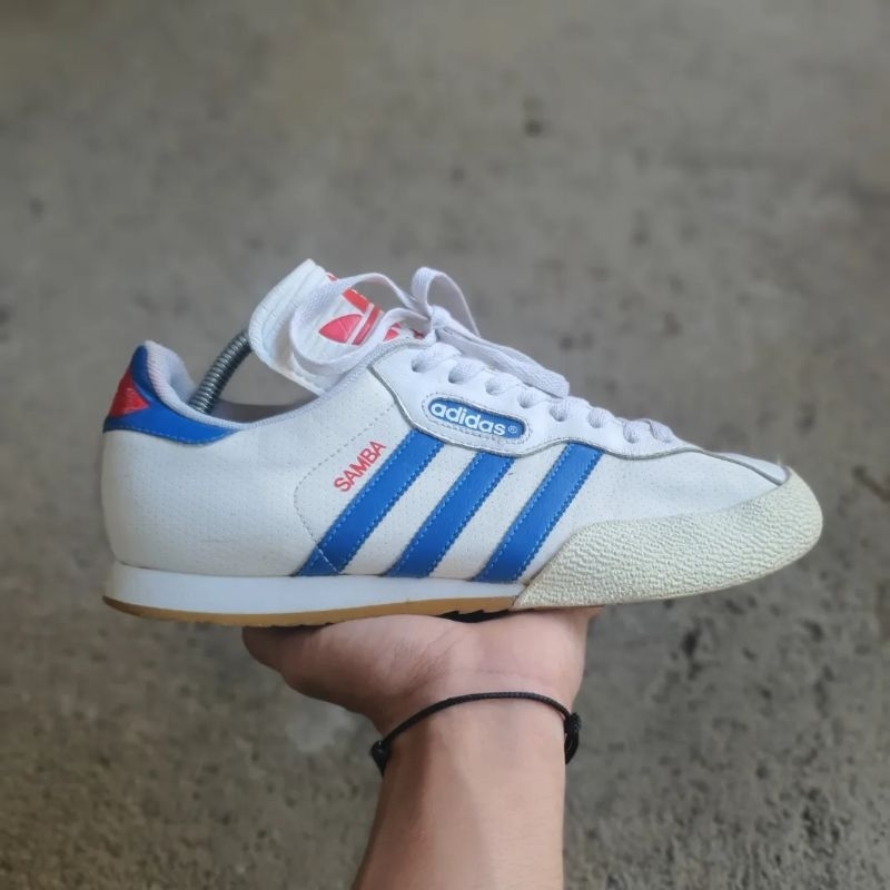 Jual sepatu Adidas samba super second original | Shopee Indonesia