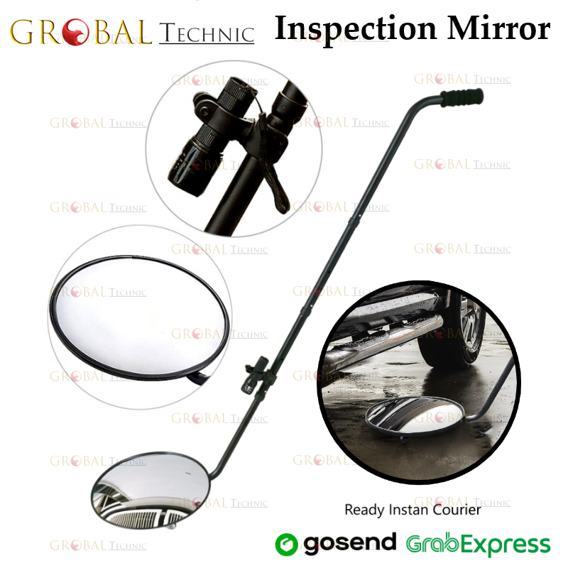 Jual Inspection Mirror 30CM Adjustable Telescoping Security / Kaca ...