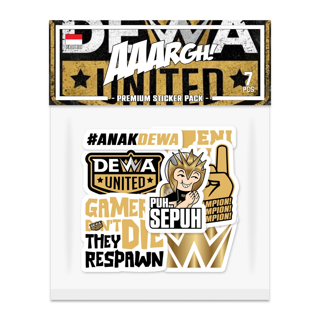Jual Stiker DEWA UNITED ESPORTS Sticker Pack | Shopee Indonesia