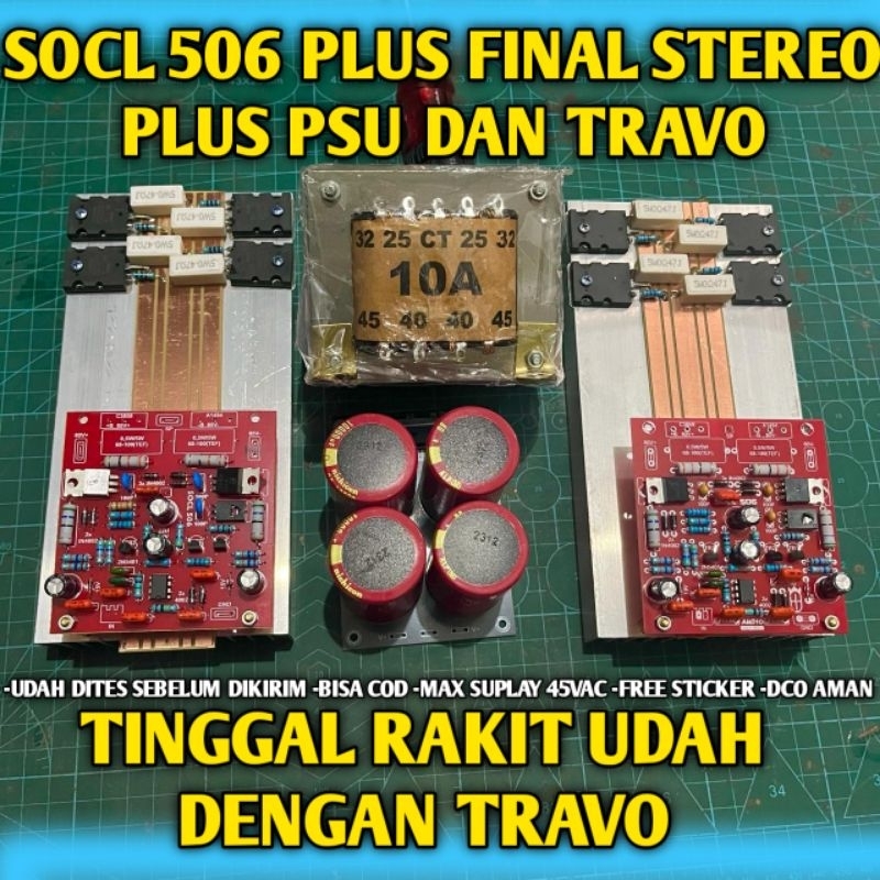Jual SOCL 506 PLUS FINAL PSU DAN TRAVO ORIENT 10 AMPER TINGGAL RAKIT ...