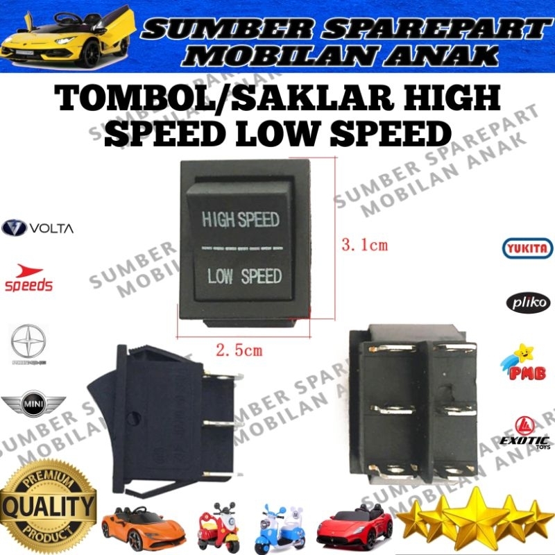 Jual SWITCH SAKLAR/TOMBOL HIGH SPEED LOW SPEED UNTUK SEGALA JENIS MOBIL ...