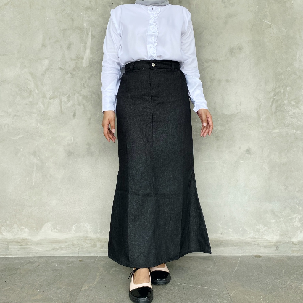 Jual Rok Mermaid Basic Polos Kimka | Shopee Indonesia