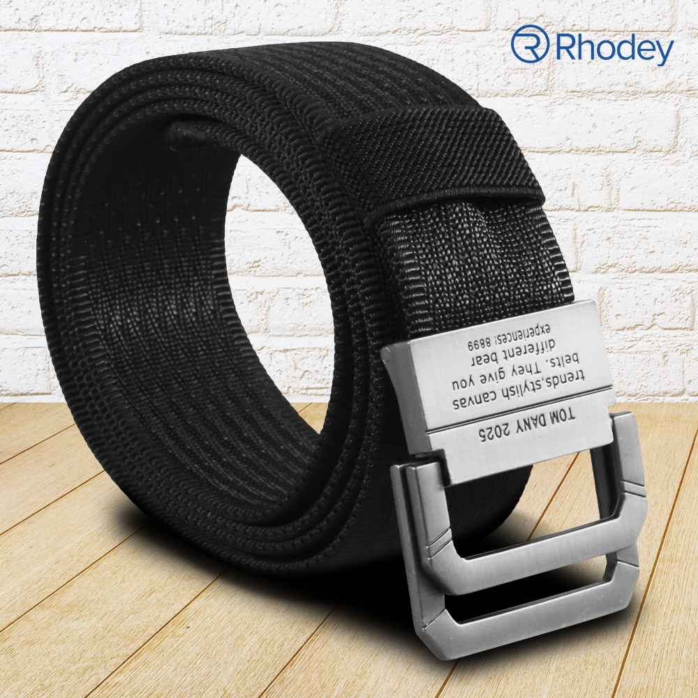Jual 【COD】 Rhodey Craftman` Gesper Tactical Webbing Belt` Sabuk Canvas ...