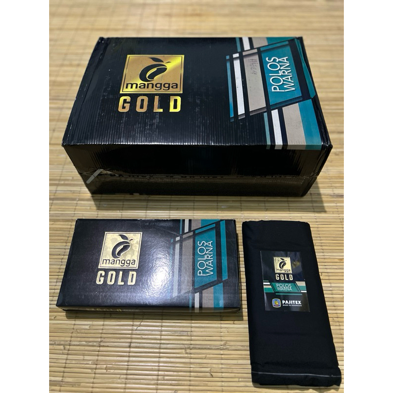 Jual MANGGA GOLD POLOS HITAM TANPA TUMPAL | Shopee Indonesia
