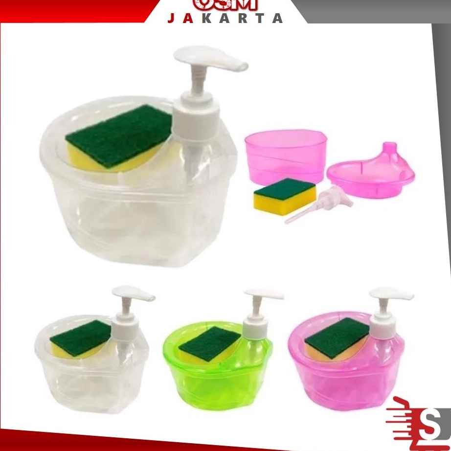 Jual jD OSM JKT H679 Tempat Sabun Cuci Piring Dispenser Sabun Cuci ...