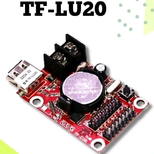 Jual CONTROLLER RUNNING TEXT TF-LU20 USB. POWER LED. GARANSI | Shopee ...