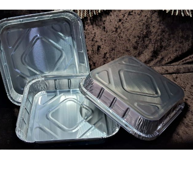Jual ALUMUNIUM FOIL CUP TRAY 25 x 25 cm (TANPA TUTUP) | Shopee Indonesia