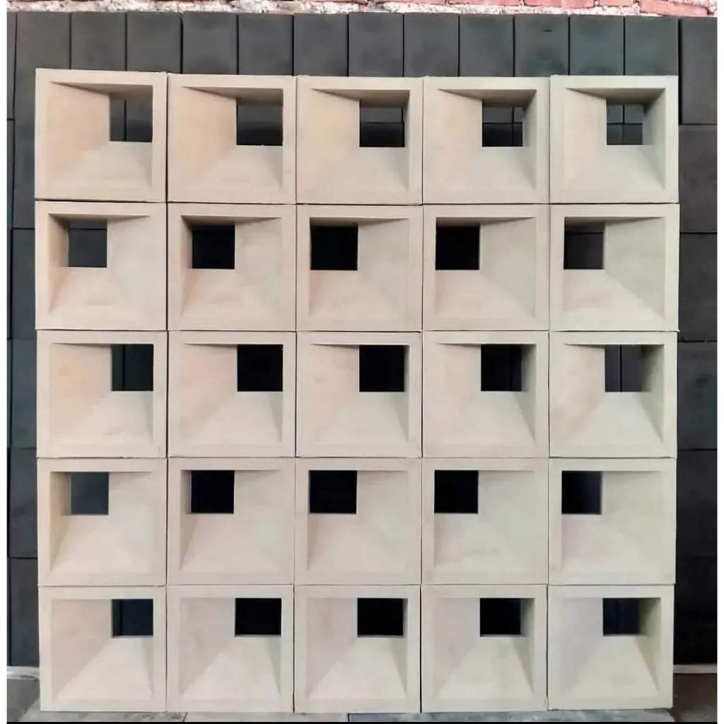 Jual loster Roster Lubang kotak 1 beton roster loster minimalis roster ...