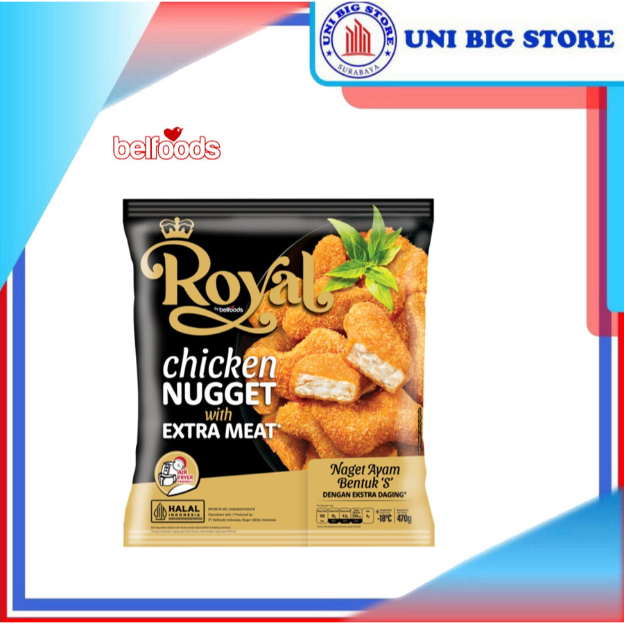 Jual Belfoods Royal Chicken Nugget S 470 gr Nuget Ayam | Shopee Indonesia
