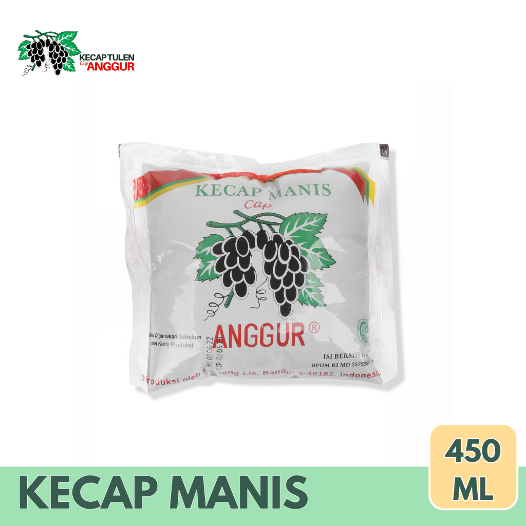 Jual Cap Anggur Kecap Manis Reguler 450ml (Bantal) | Shopee Indonesia
