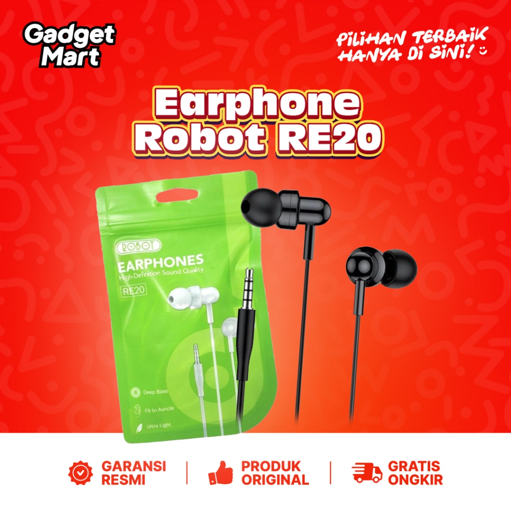 Jual ROBOT Earphone RE20 | Shopee Indonesia