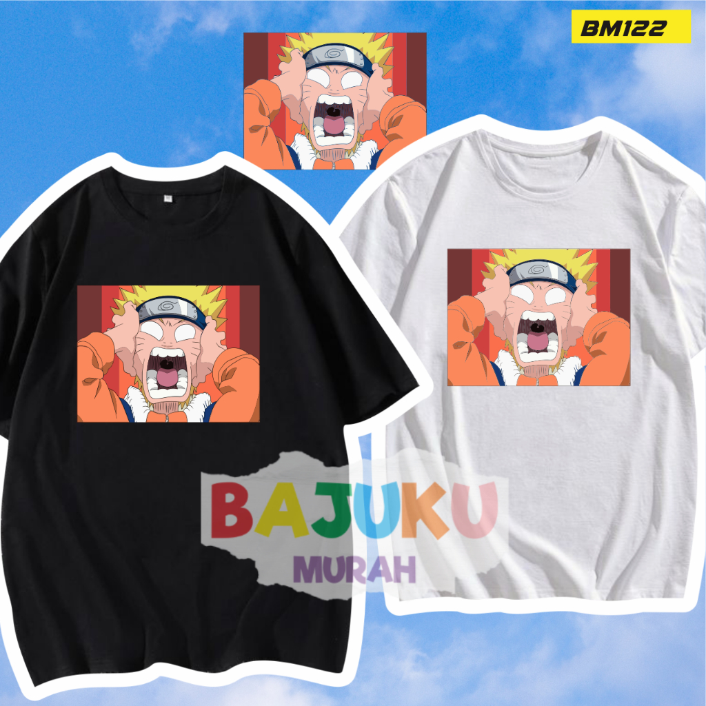 Jual BM122 Kaos Distro Anime Naruto Uzumaki Naruto Combed 30s Ukuran S ...