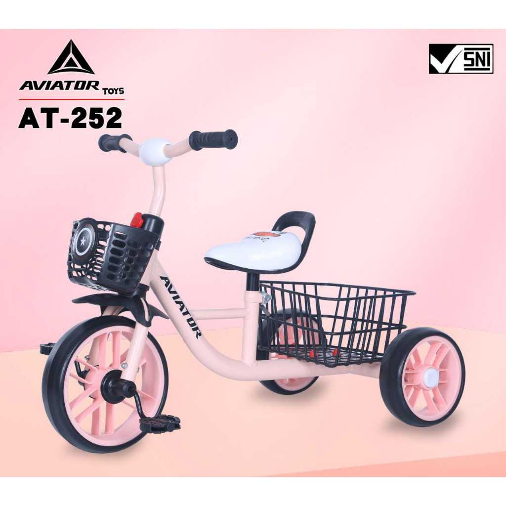Jual SEPEDA ANAK RODA TIGA AVIATOR AT-252 (BIG BASKET) SEPEDA ANAK ...
