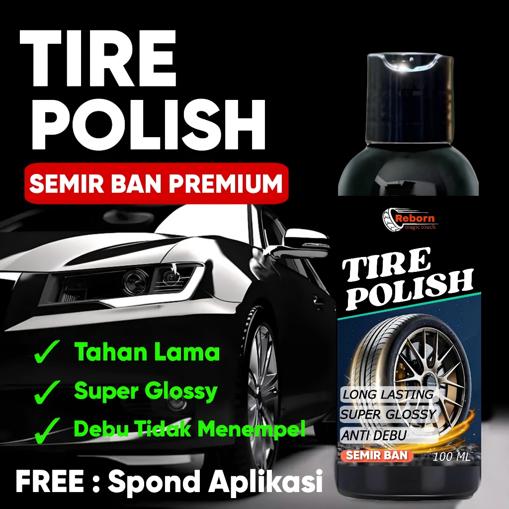 Jual Semir Ban Motor & Mobil Premium Reborn Mt 100ml | Shopee Indonesia