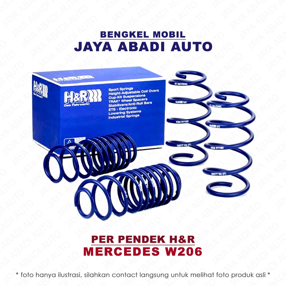 Jual Lowering Kit / Coil Spring / Per Pendek H&R German - MERCEDES W206 ...