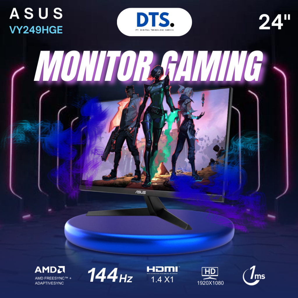 Jual Monitor Gaming ASUS VY249HGE 24 IPS 1080p 144Hz HDMI VESA FreeSync ...