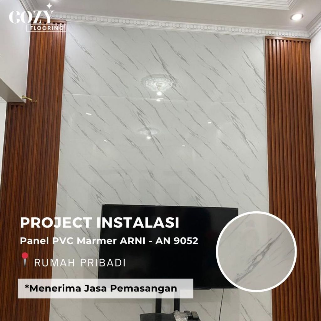 Jual Panel PVC motif MARMER original I Marmer Dinding mEwah | Shopee ...