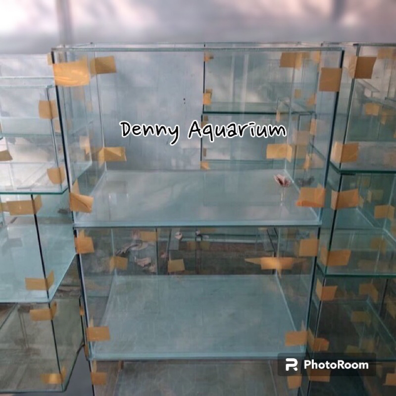 Jual AQUARIUM KACA UKURAN 60X40X40cm KACA dasar 8 mili kliling 5 mili ...