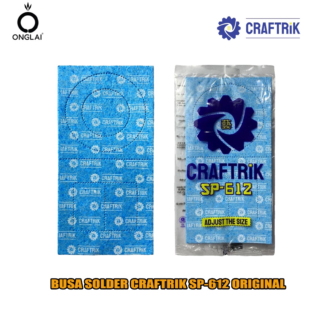 Jual CRAFTRIK SP-612 Busa Solder Spons Busa Pembersih Ujung Solder ...