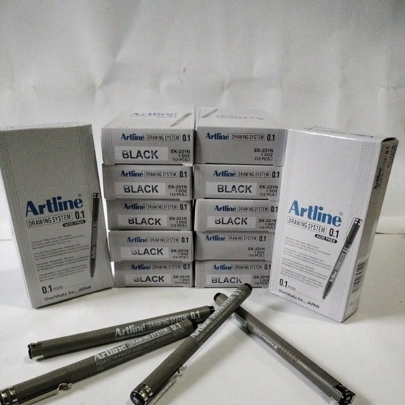 Jual ARTLINE DRAWING SYSTEM ukuran 0.1 | Shopee Indonesia