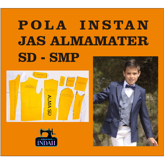 Jual Pola Instan Pola jas Almamater SD-SMP POLA JAHIT | Shopee Indonesia