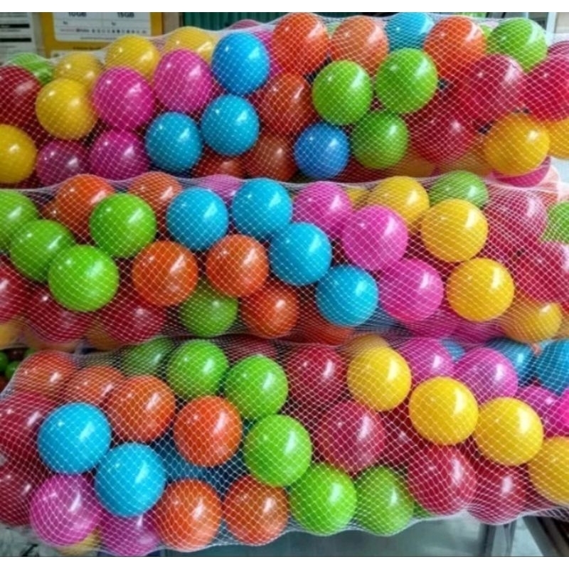 Jual Mainan Anak Bola Mandi Set Isi 100PCS Bahan Plastik Tebal | Shopee ...