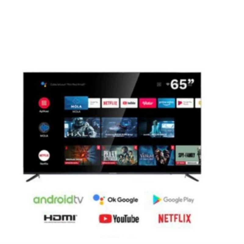 Jual POLYTRON 65UG5959 NEW GOOGLE TV ANDROID 65 INCH 4K UHD GARANSI ...