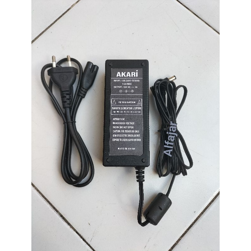 Jual Adaptor Charger TV Akari 12V 3A | Shopee Indonesia