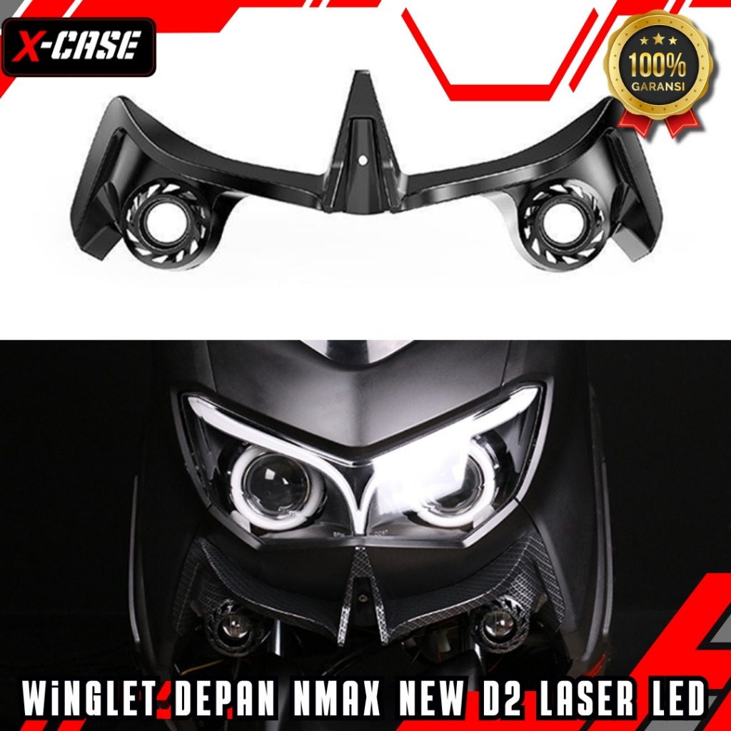 Jual WINGLET NMAX NEW 2020-2022 PLUS LAMPU TEMBAK LED SOROT KABUT ...